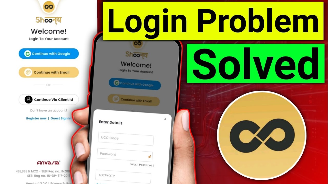 Shoonya App Login Problem Solved 2026 | Shoonya App By Finvasia Login ...