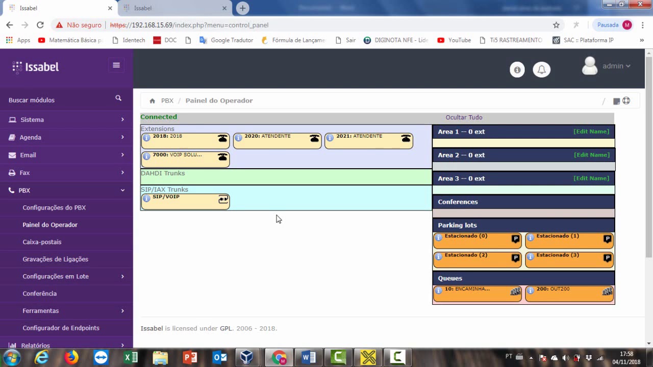 04 - ISSABEL/ELASTIX - Entroncamento SIP - PARTE 1 (Parte 2 na ...