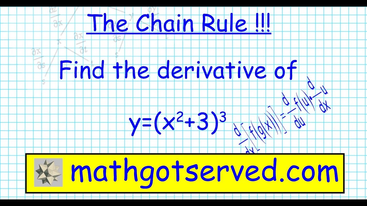 The Chain Rule Differentiation Calculus AB IB Exam BC Derivative ...