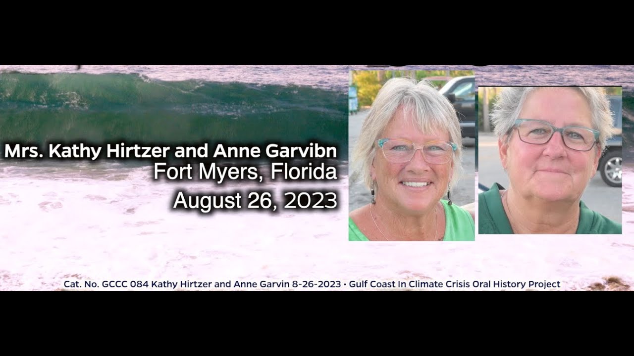 An Interview With Mrs. Kathy Hirtzer and Ms. Anne Garvin, Cedar Key, FL ...
