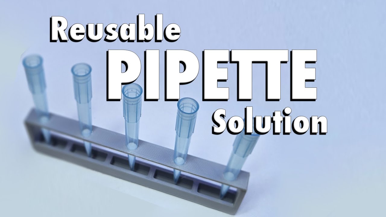 DIY Pipette Tip Rack - Reduce Waste and Reuse Plastic Pipette Tips ...