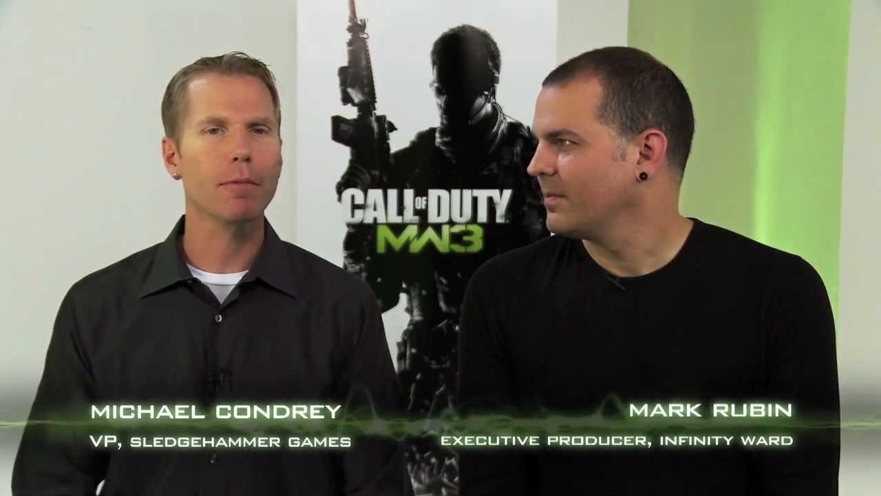 Michael Condrey & Mark Rubin talk about the Call of Duty: MW3 launch ...