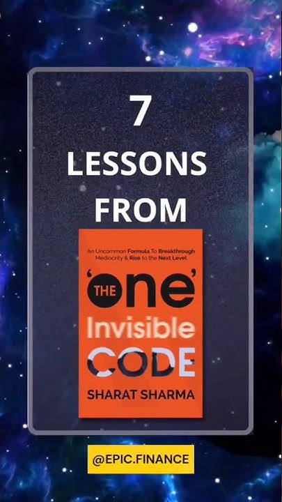 7 Lessons from The one invisible code | #shorts - YouTube