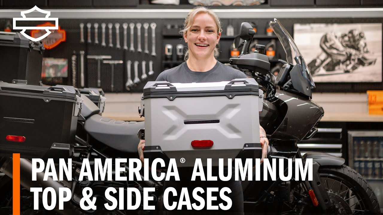 Harley-Davidson Pan America Aluminum Top & Side Case Overview - YouTube