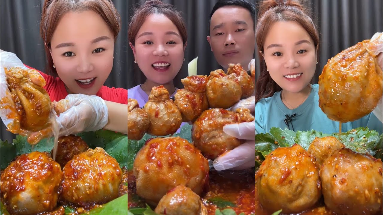 MUKBANG 먹방 EATING SHEEP BRAIN COLLECTION chewy sounds | ASMR | chinese ...