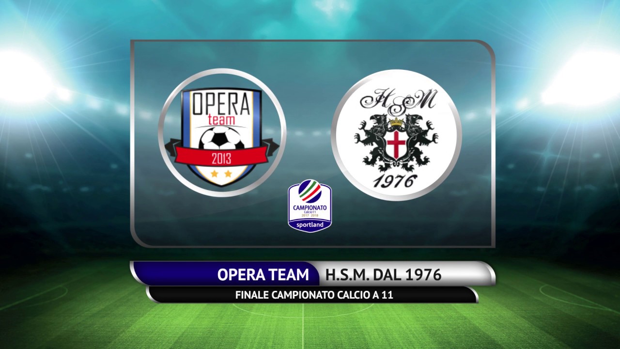 FINALE CAMPIONATO C11 - Opera Team vs H.S.M. dal 1976 - YouTube
