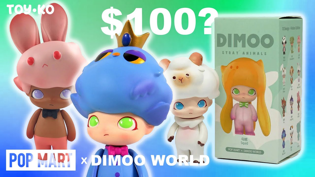 Pop Mart Dimoo Stray Animals · Relaxing Toy Unboxing (ASMR) - YouTube