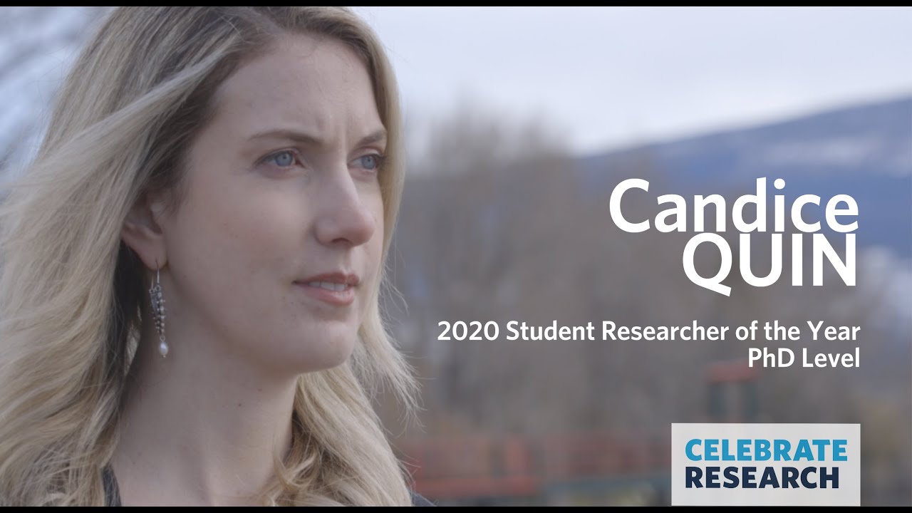 Candice Quin - 2020 Student Researcher of the Year PhD Level - YouTube