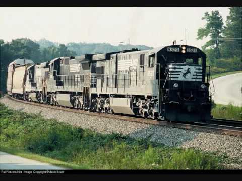 Norfolk Southern - Norfolk Southern C36-7 8523 - YouTube
