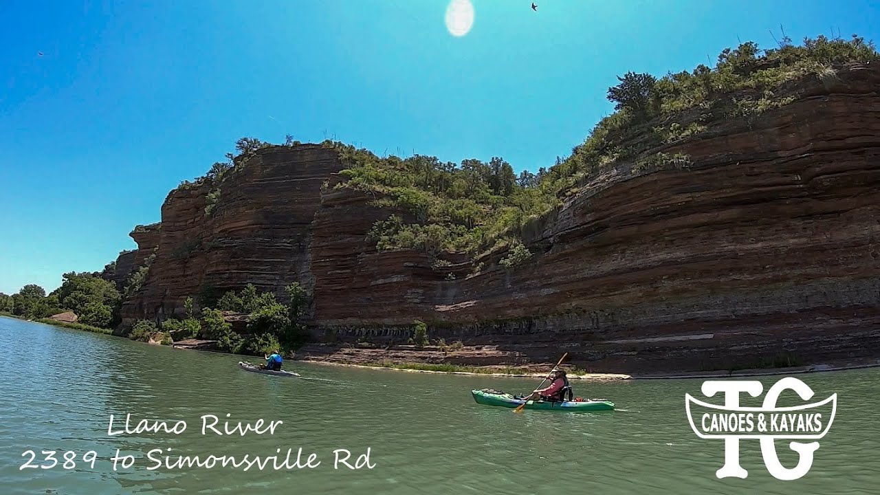 Kayaking the Llano River from 2389 to Simonsville Rd - YouTube