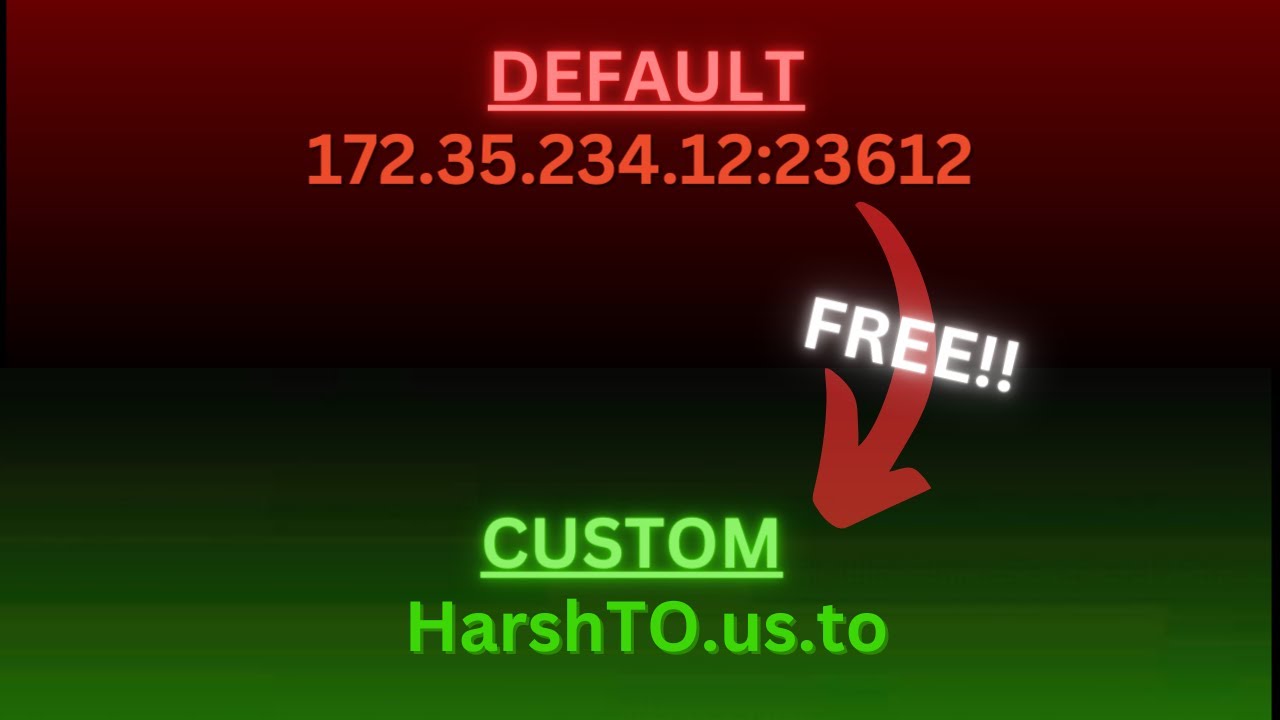 How To Get a FREE CUSTOM IP/Domain for Your Minecraft Server!!!! [FREE ...