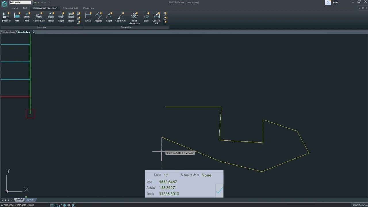 How to measure the length of any object in your drawings? - YouTube