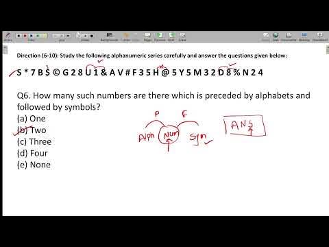 Reasoning Alphanumeric Series for RRB PO & RRB CKERK - YouTube