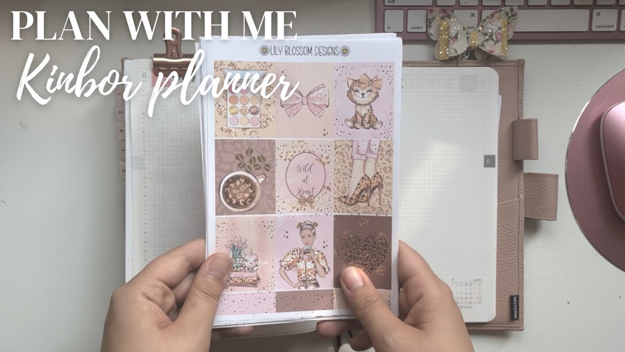 Kinbor Plan With Me || Lilly Blossom Designs - YouTube