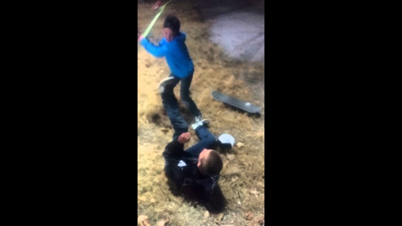 two little kids play fighting - YouTube