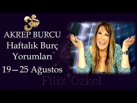 19 -25 Ağustos (34ncü Hafta) Akrep Burcu Yorumları / #burcyorumları
