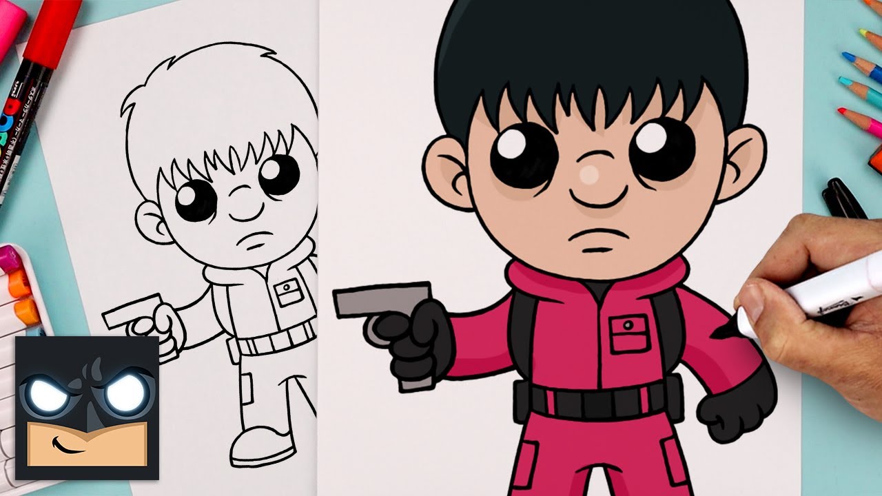 How To Draw The Detective | Squid Game - YouTube