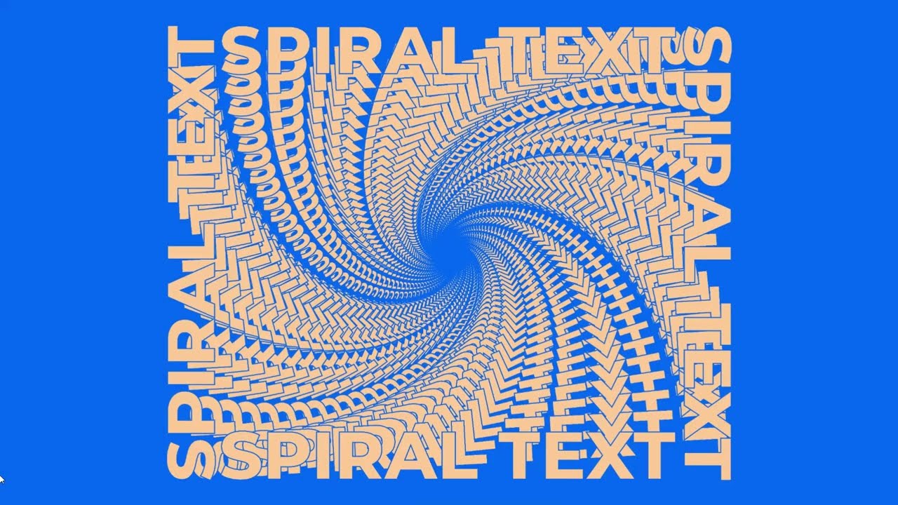 How To Create Spiral Text In Adobe Illustrator Illustrator Text How To Create Spiral Text In Adobe Illustrator Illustrator Text