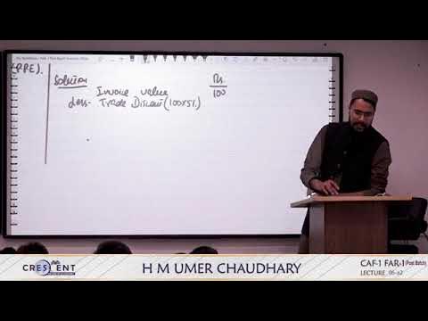 CAF 1 POST BATCH Sir Umer Lecture 06 a2 - YouTube