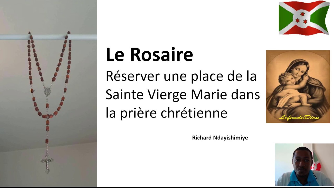 Prier le Rosaire II Place de la Vierge Marie dans la prière chrétienne ...