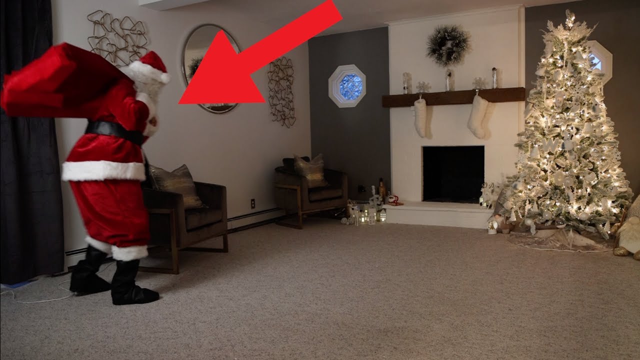 WE CAUGHT SANTA ON CAMERA - BEST CHRISTMAS EVER !!!! - YouTube