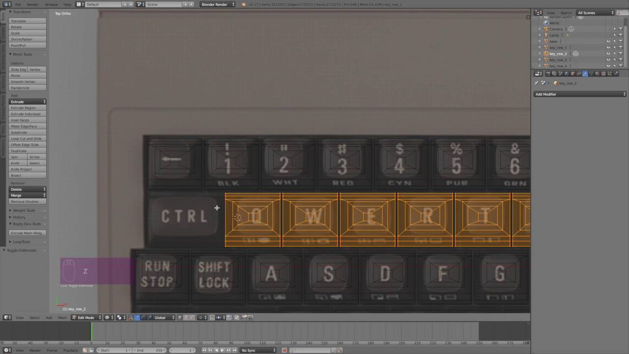 Modeling a Commodore 64 in Blender 2.7 - YouTube