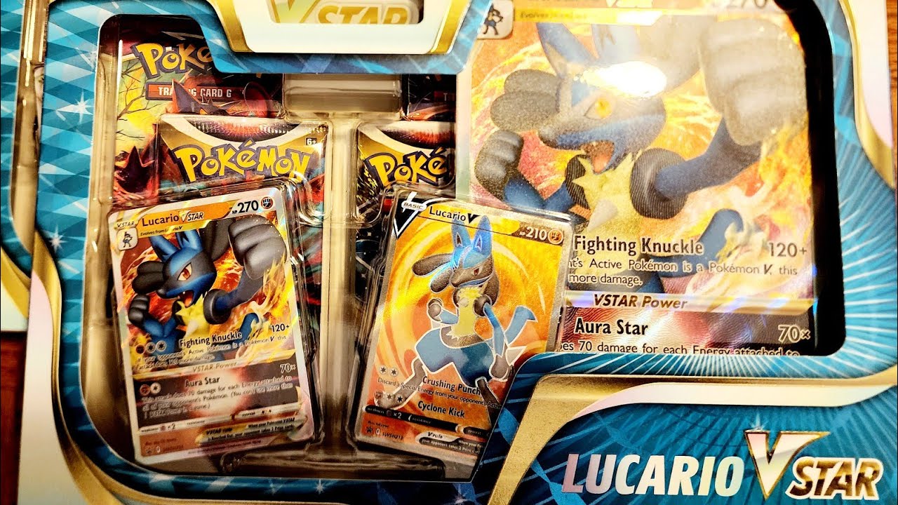 Lucario Vstar Collection Boxes - Pokemon Cards Opening - YouTube