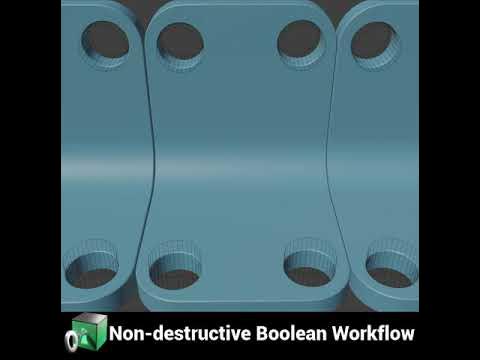 Blender Secrets - Non-Destructive Boolean Workflow - YouTube