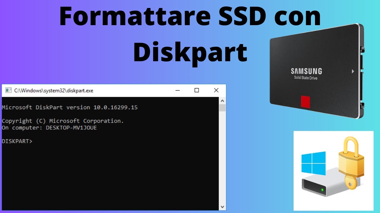 Come Formattare un SSD Bloccato da BitLocker con DiskPart | Guida ...