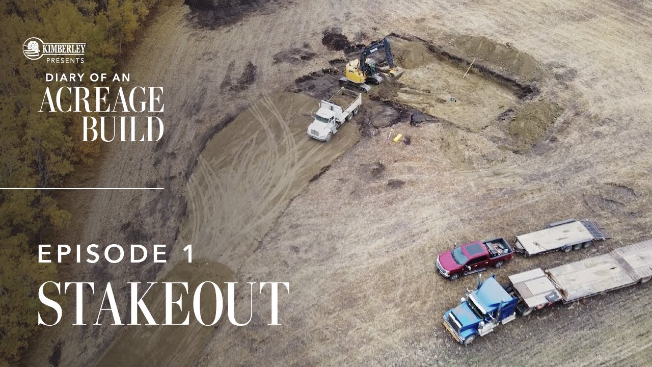 The Diary of an Acreage Build – Episode 1 – Stakeout - YouTube