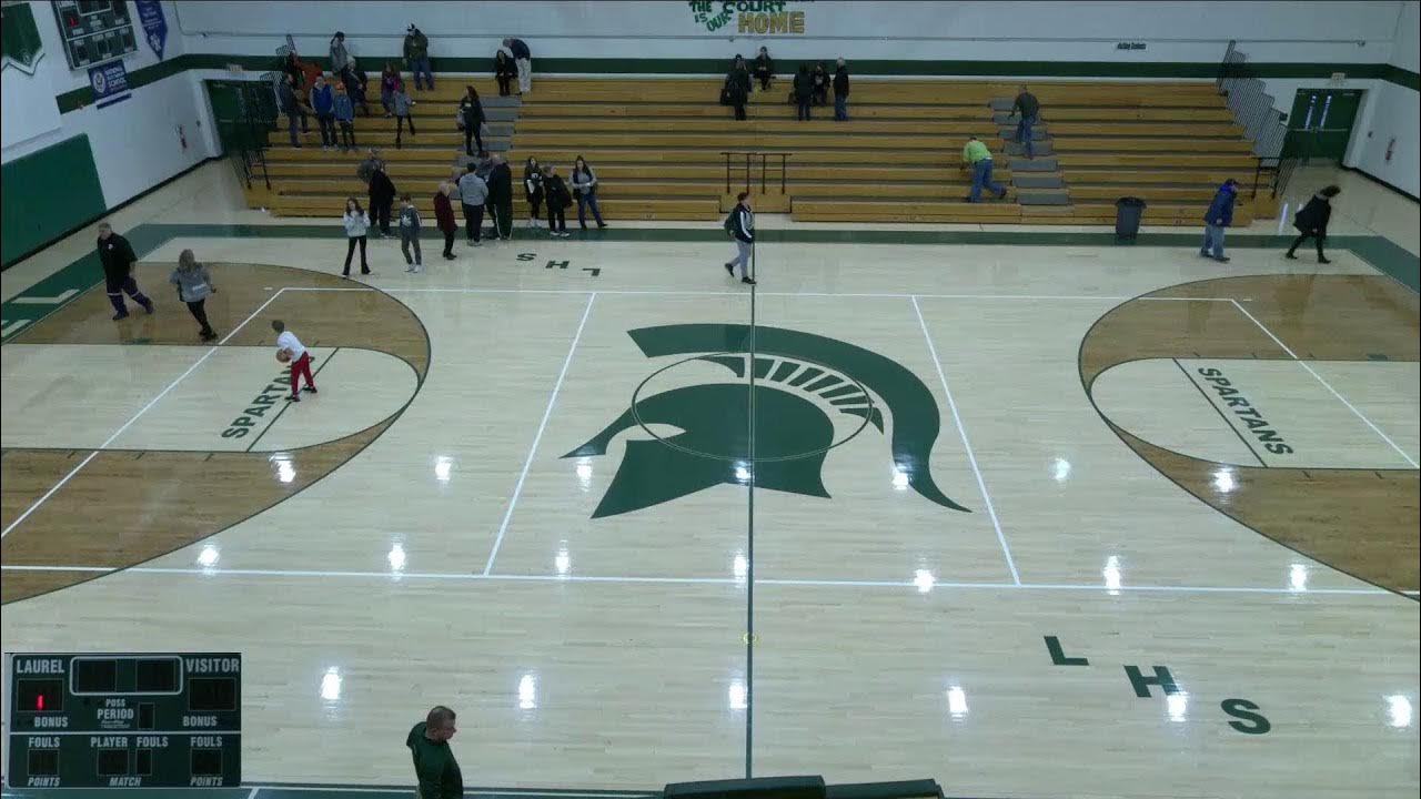 Laurel vs Sharon High School Boys' Varsity Basketball - YouTube