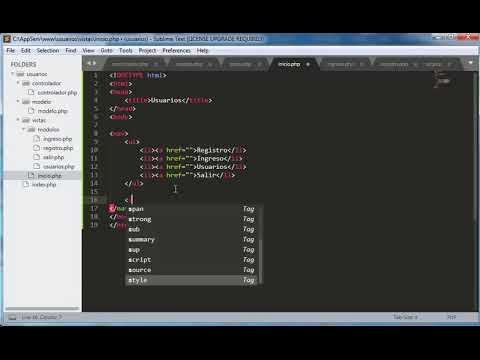 CRUD PDO PHP MYSQL MVC 2 - YouTube