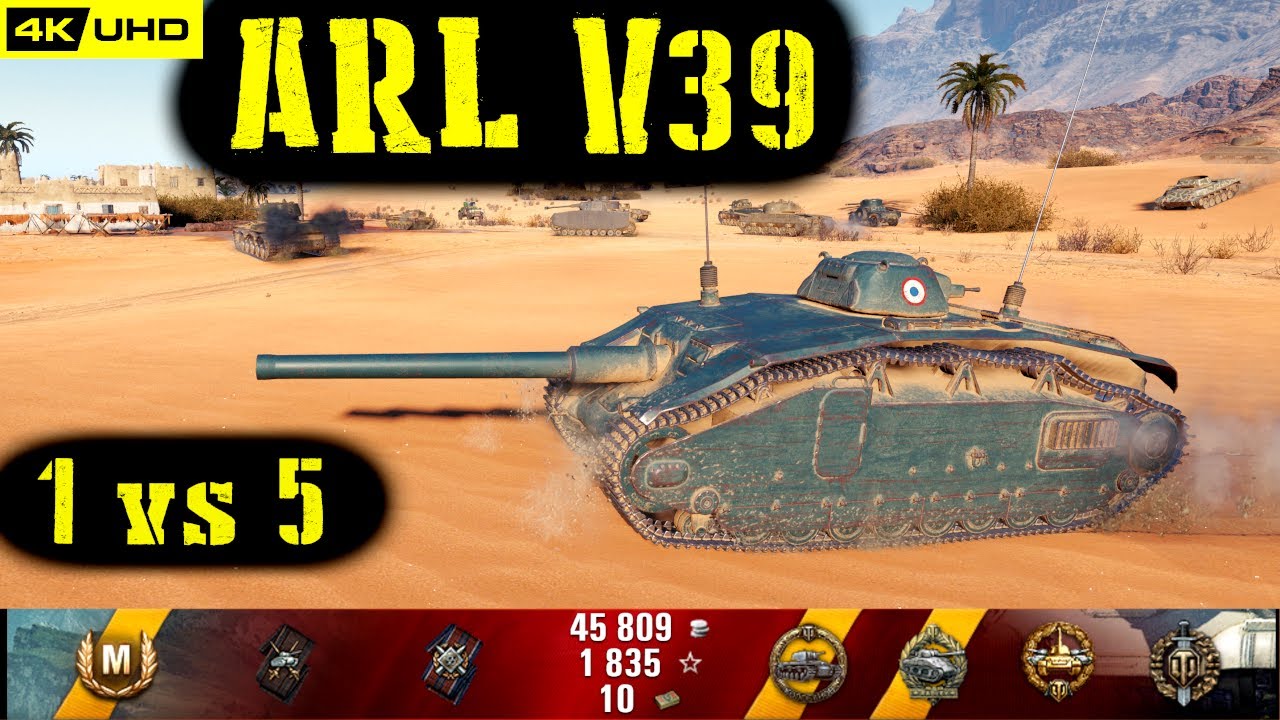 World of Tanks ARL V39 Replay - 8 Kills 2.8K DMG(Patch 1.6.1) - YouTube
