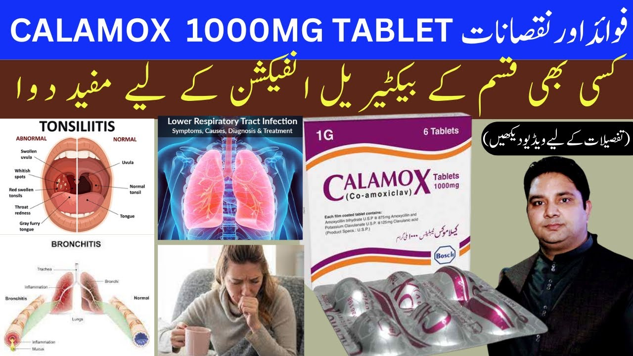 Calamox Tablet 1000 mg Uses Side Effcets in Urdu/Hindi By Dr Shahzad ...