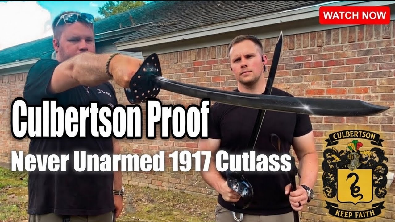 Culbertson Proof: Never Unarmed Improved 1917 Cutlass - YouTube
