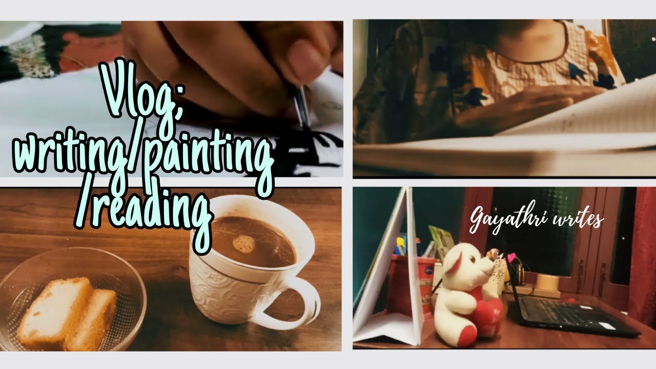 Vlog : A week in my life | Reading📖, Journaling💖, Writing🖋, Painting🖌 ...