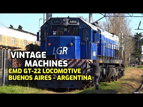 Vintage Machines - EMD GT-22 locomotive still running strong - Argentina - Bs. As. buen sonido ...