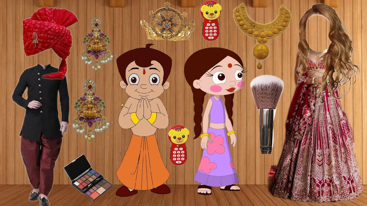 Talking Dulha Dulhan ka funny makeup comedy video cartoon video ...