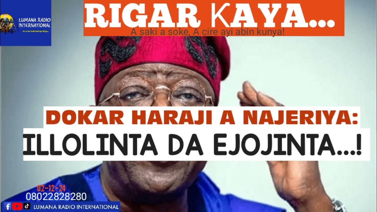 Rigar Ƙaya 02-12-24: DOKAR HARAJI A NAJERIYA: ILLOLINTA DA EJOJINTA...! Yakubu Musa Fagge - YouTube