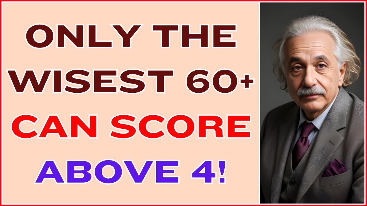 ONLY THE WISEST 60+ CAN SCORE ABOVE 4 IN THIS QUIZ — MOST PEOPLE FAIL ...