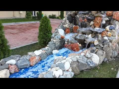 Doğal şelale yapımı www.istanbulyapayselale.com