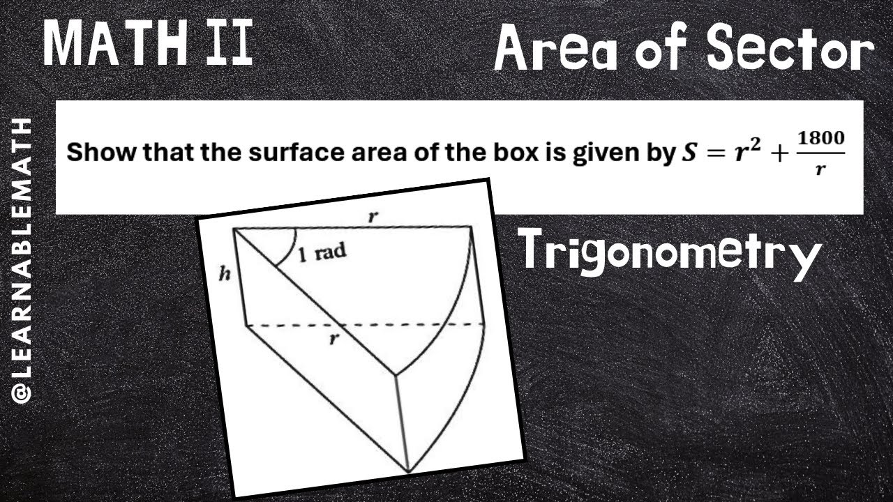Area of Sector | Math II Trigonometry - YouTube
