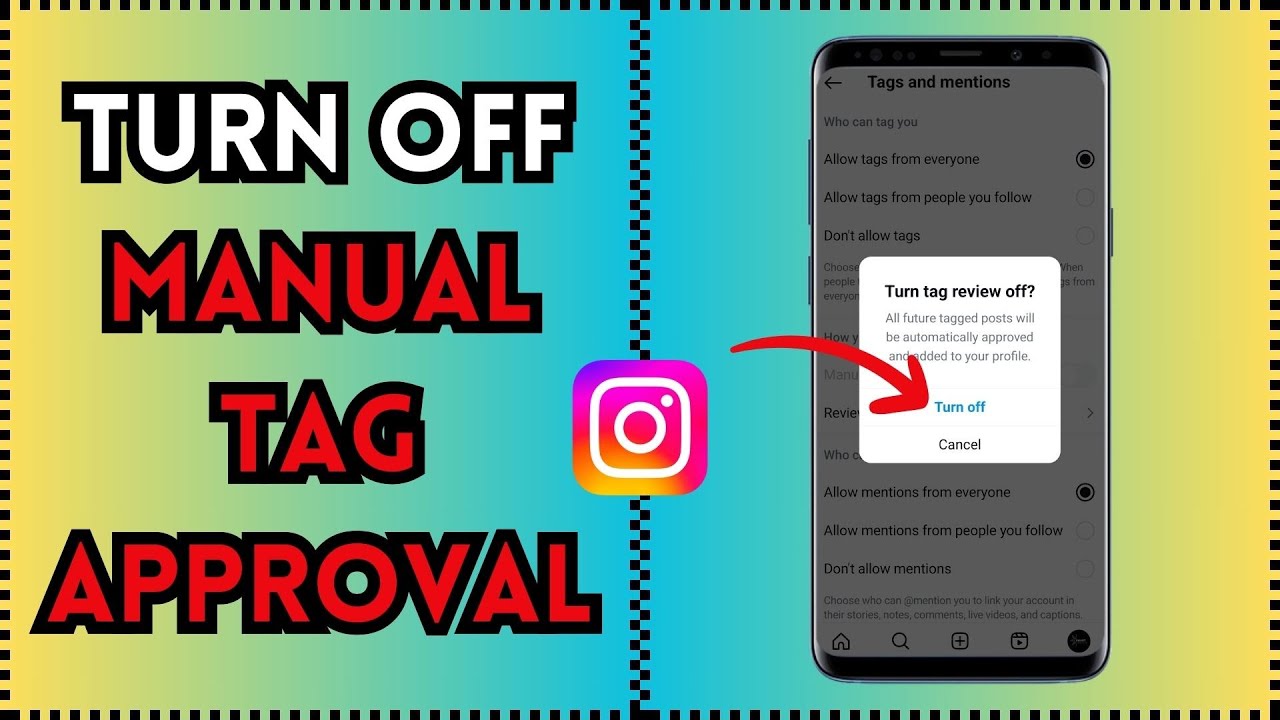 How to Turn Off Manual Tag Approval on Instagram (2024) - YouTube