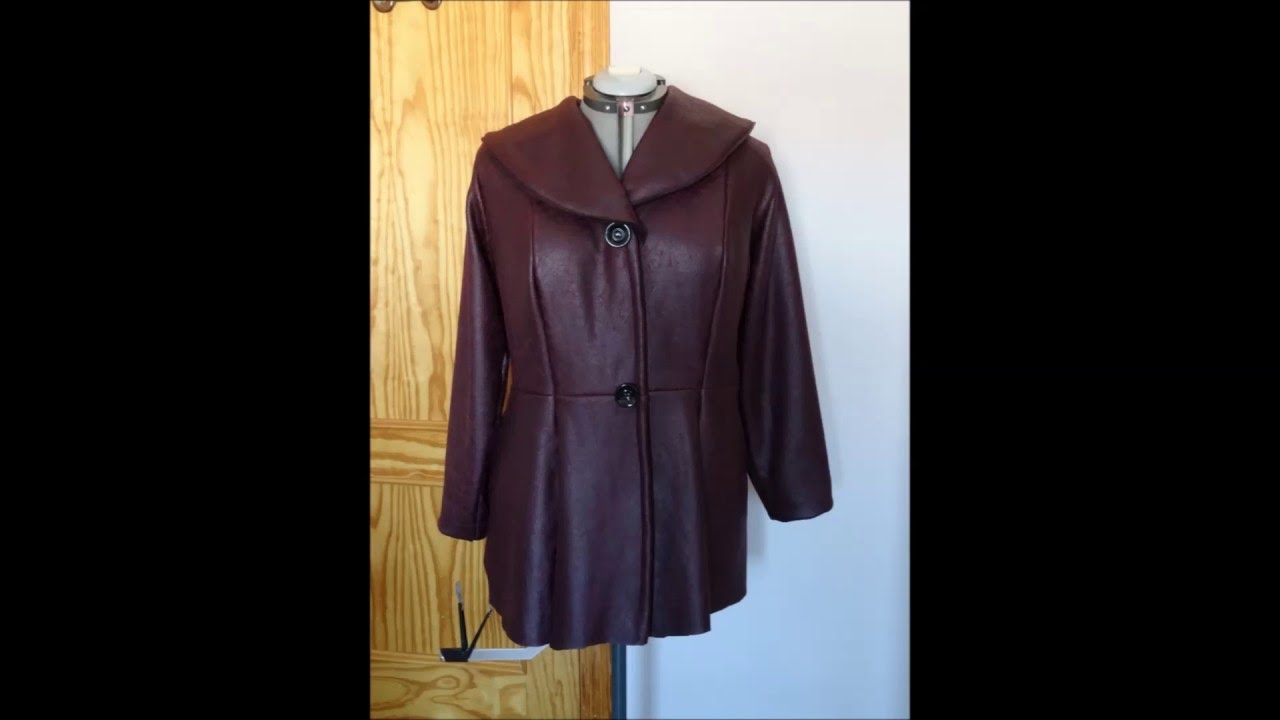 tutorial de costura para confeccionar un cuello de abrigo - YouTube