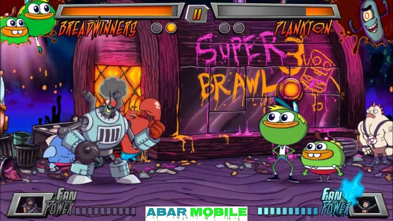 nickelodeon Super Brawl 3 Good vs Evil BREADWINNERS - STORY MODE Gameplay 2022 - YouTube