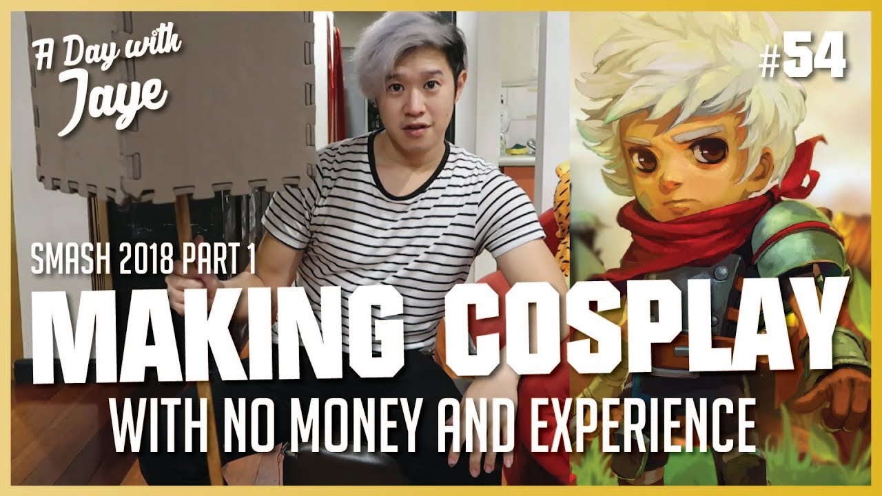 Making Cosplay with no Money and Experience | First time cosplay making ...