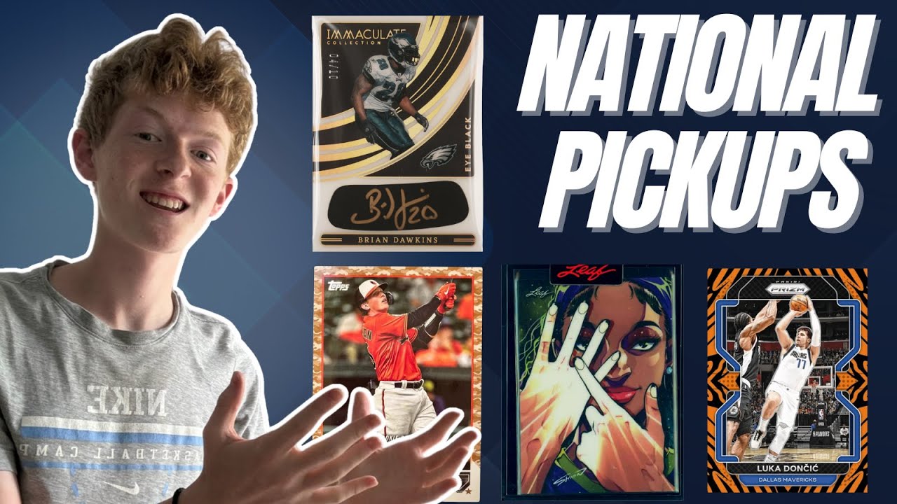 EVERY Card I Bought At The 2024 NATIONAL Sports Card Convention - YouTube