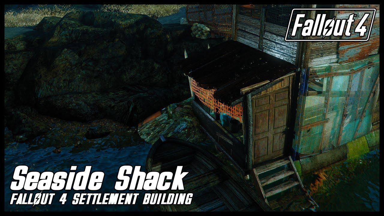 Seaside Shack - Fallout 4 Settlement Build - Fliteska - YouTube