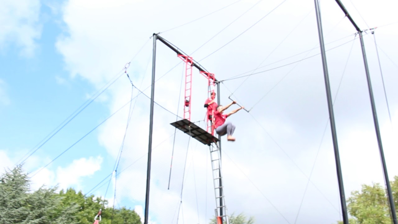 Falling into the net: Twist to back - YouTube