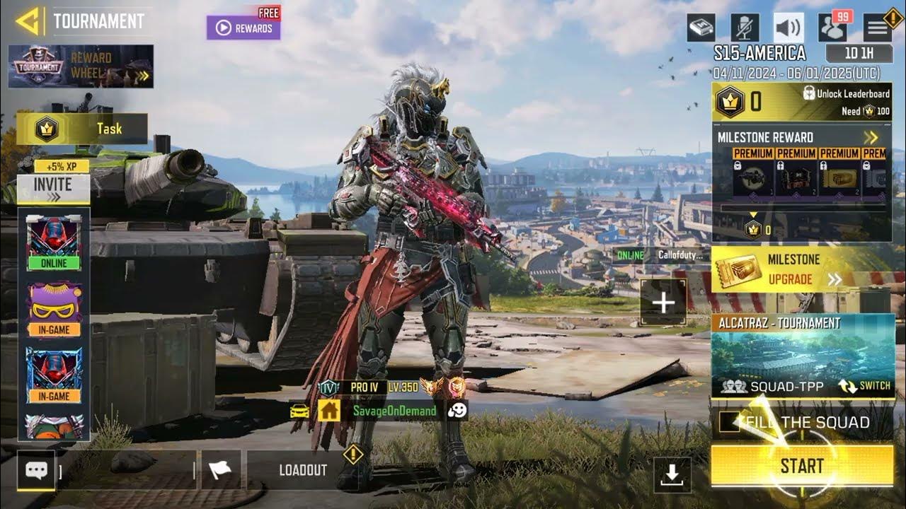 ALCATRAZ TOURNAMENT MODE | COD MOBILE GAMEPLAY - YouTube